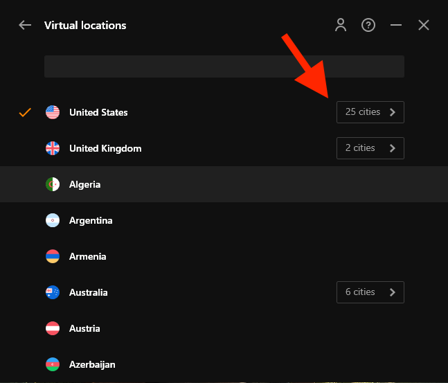How do I change my virtual location on my Windows machine? – UltraVPN